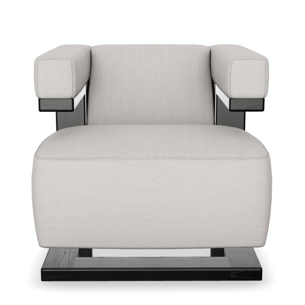 Tecta F51 Gropius Bauhaus Sessel in Hellgrau Neuware 200F51-AA-S