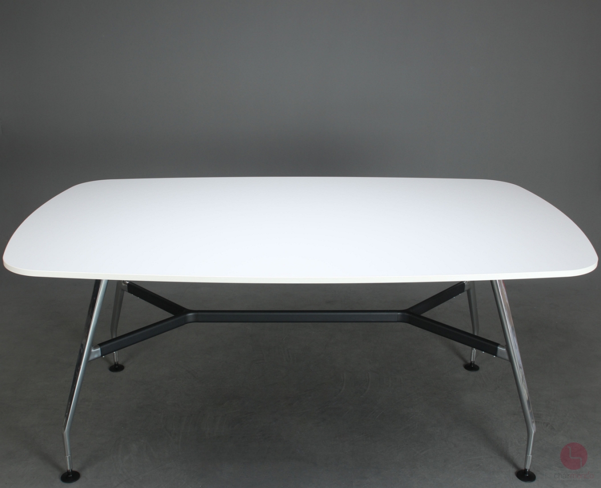 Vitra Medamorph Stehtisch Ad Hoc Konferenztisch 240 x 140 cm gebaucht