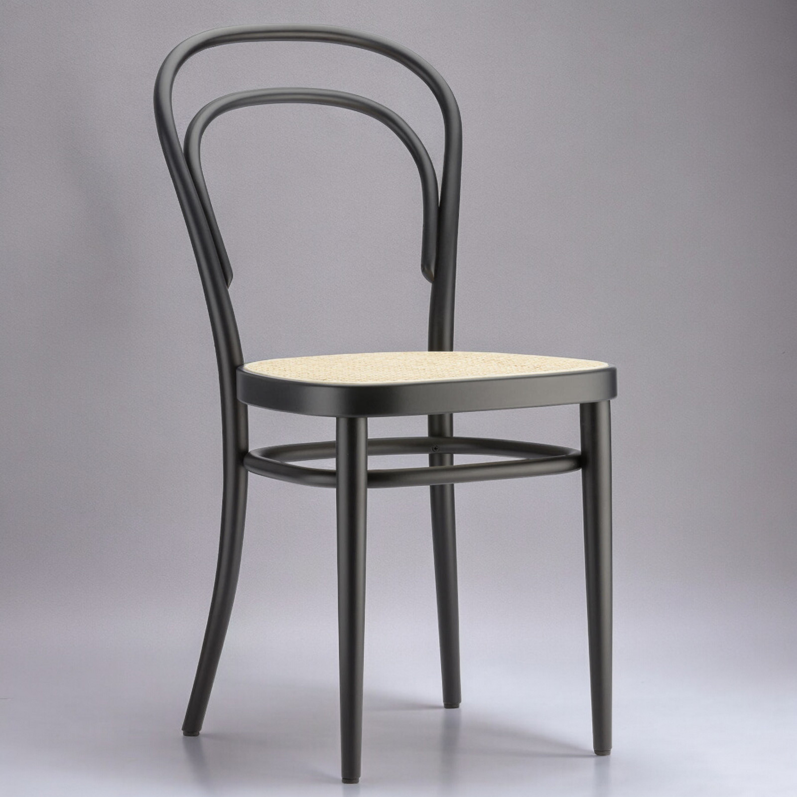 Thonet 214 Bugholz Stuhl Schwarz | chairmondo.de